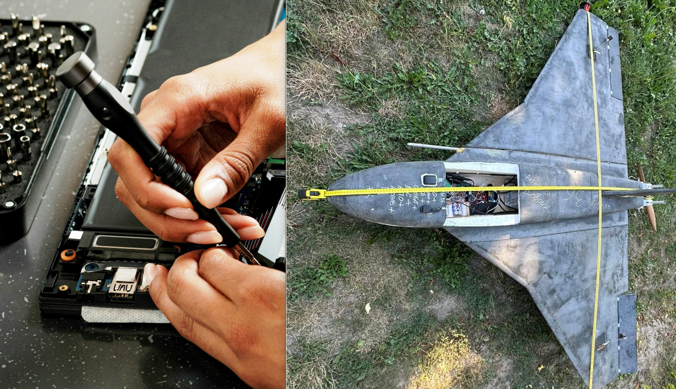 На фронті зафіксовано новий тип ударного БПЛА з елементами штучного ...